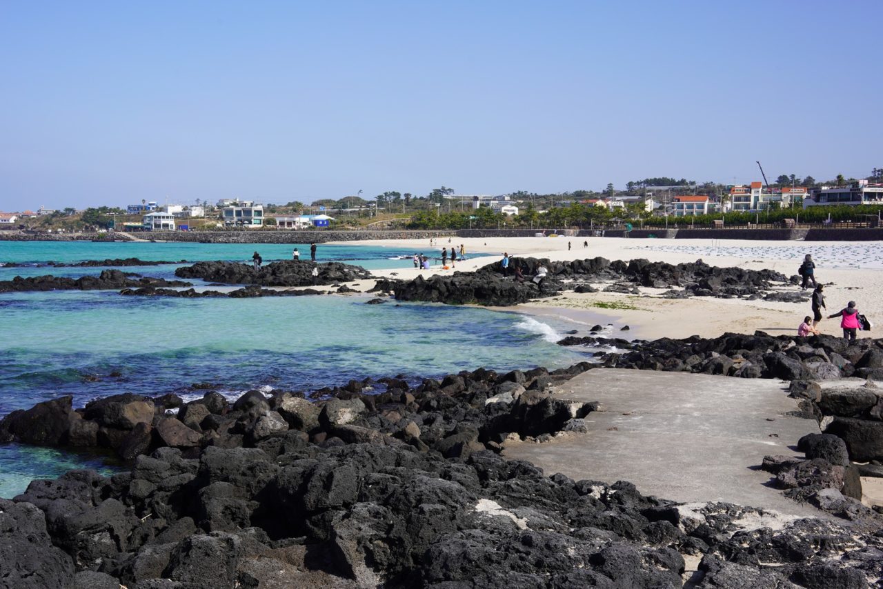 Jeju-do Gwakji Gwamul Beach and Aewol Handam Coastal Trail, South Korea ...
