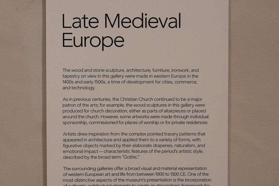 Philadelphia Museum of Art – European Art 1300s to 1400s, Philadelphia ...
